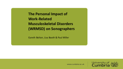 The personal impact of work-related musculoskeletal disorders (WRMSD ...
